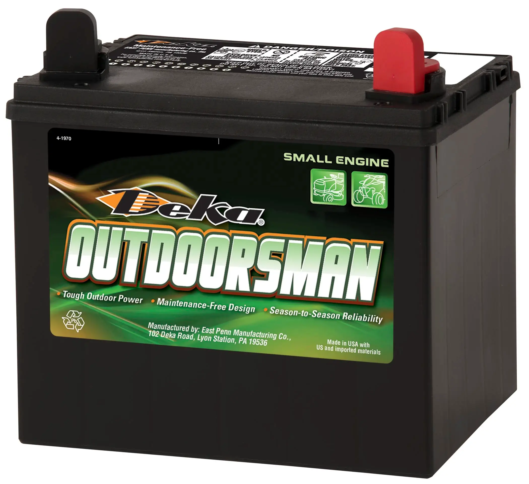 DEKA BATTERY 11U1R 12V FLOODED - NATIONWIDE BATTERY
