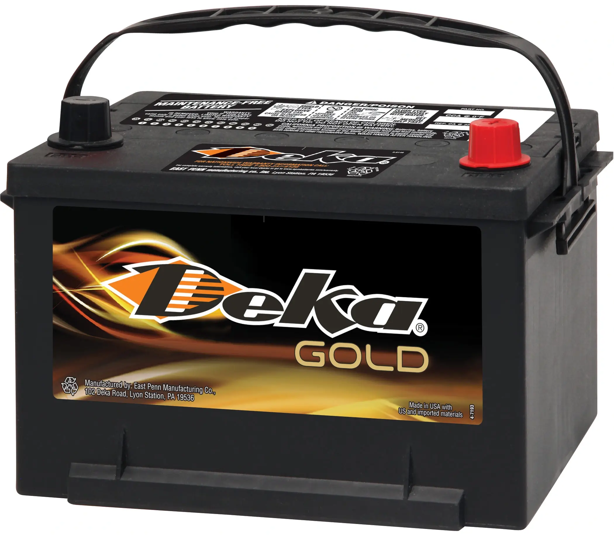 DEKA BATTERY 658RMF 12V FLOODED - NATIONWIDE BATTERY